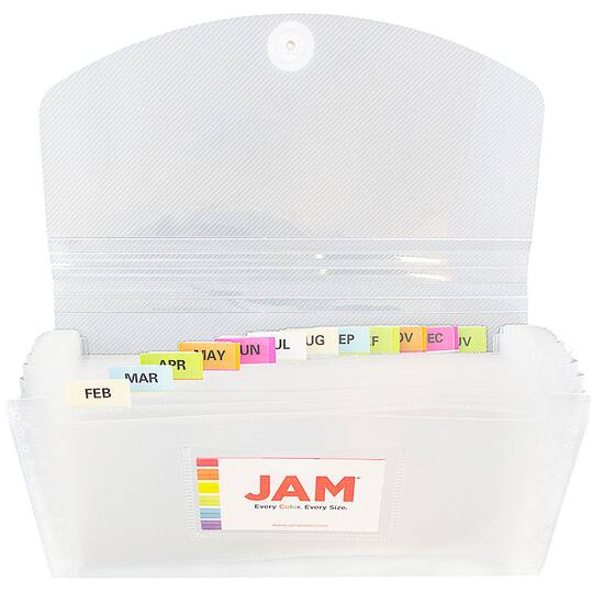 JAM Paper 13 Pocket Plastic Accordion Folder | File Folders | Michaels JAM Paper 13 Pocket Plastic Accordion Folder | File Folders | Michaels